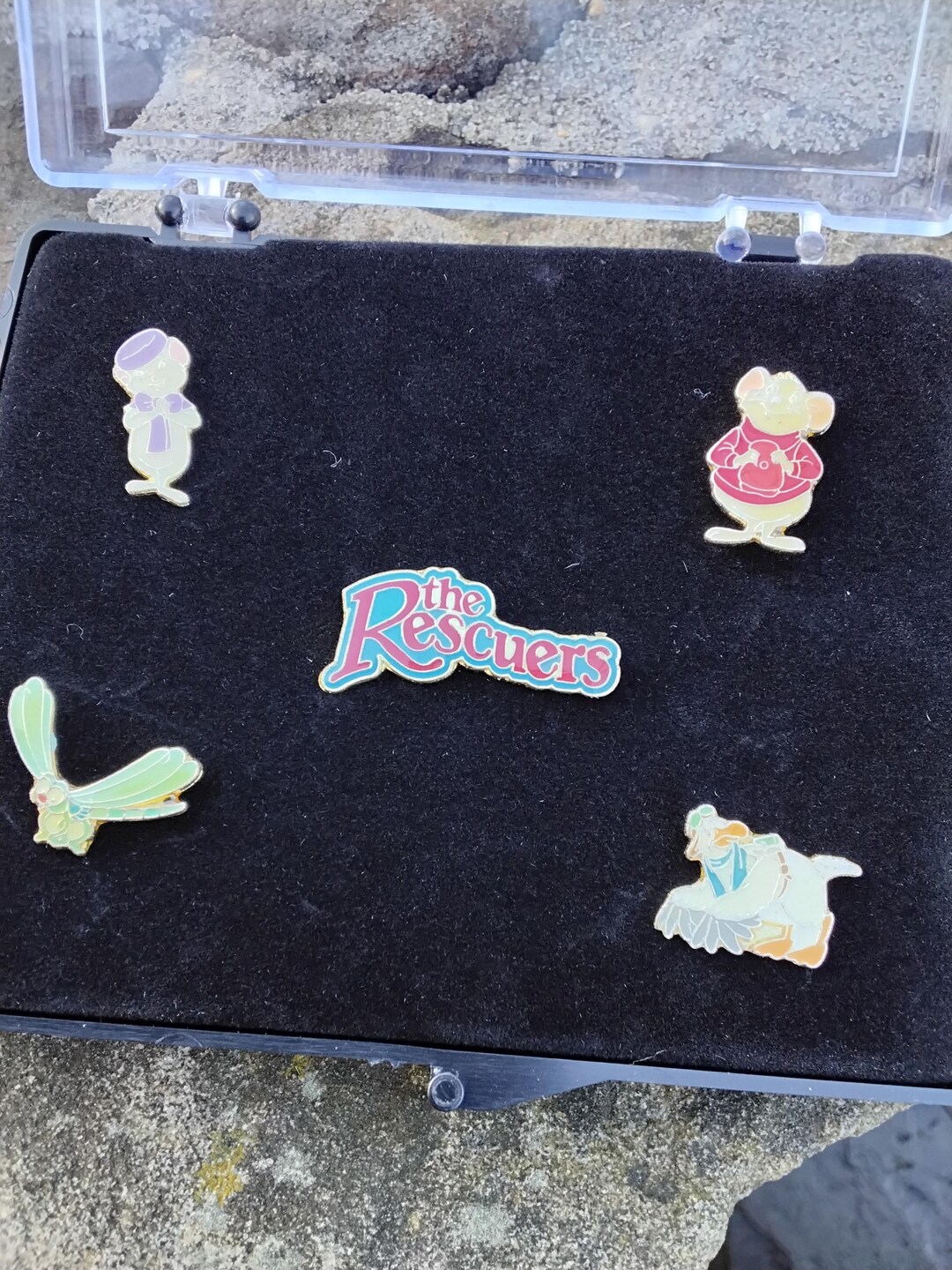 Vintage Disney the Rescuers Boxed Set of 5 Pins in Original Case - Etsy