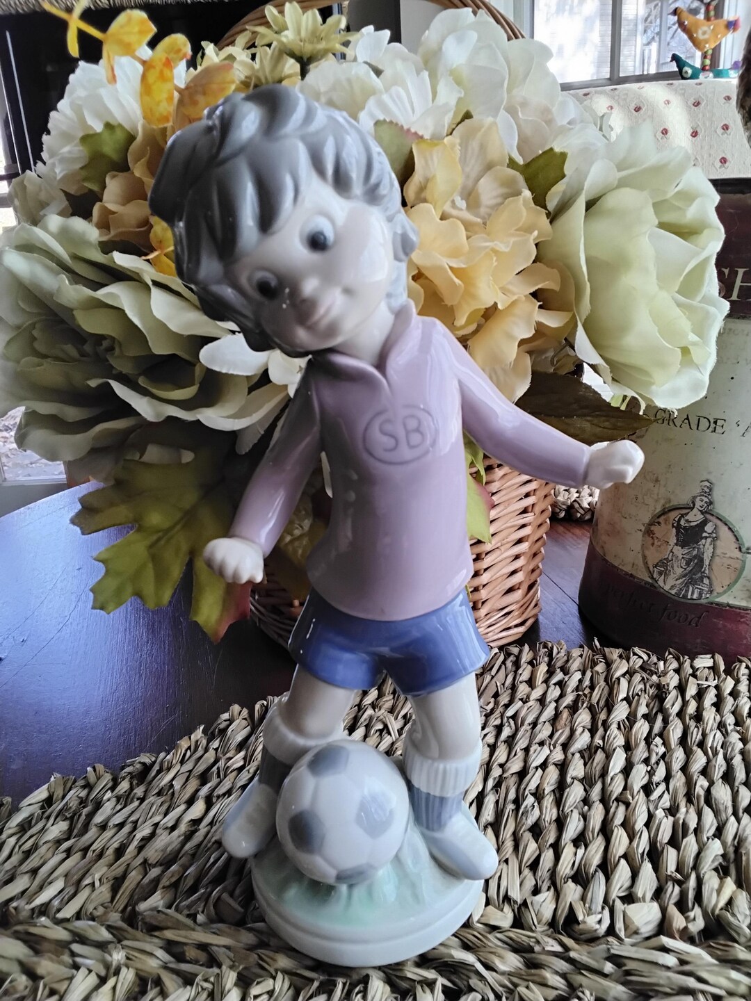 Vintage Lladro Sports Billy Soccer Porcelain Figurine, 1980s, Italy - Etsy