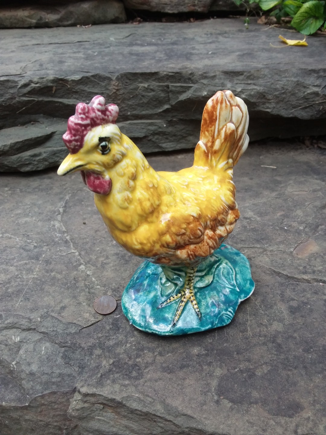 Vintage Stengl Chicken Hen Pottery Figurine, USA, #3446 - Etsy