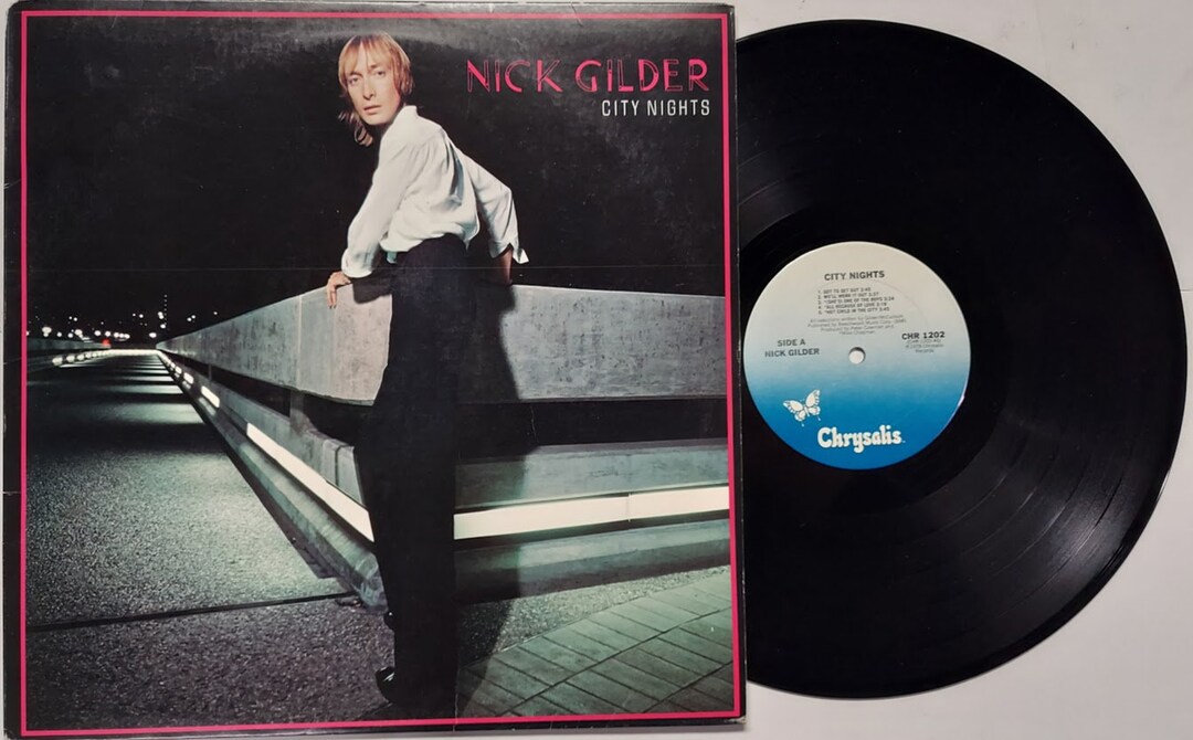 Vintage 1978 Vinyl Record Album by Nick Gilder Titled City Nights - Etsy