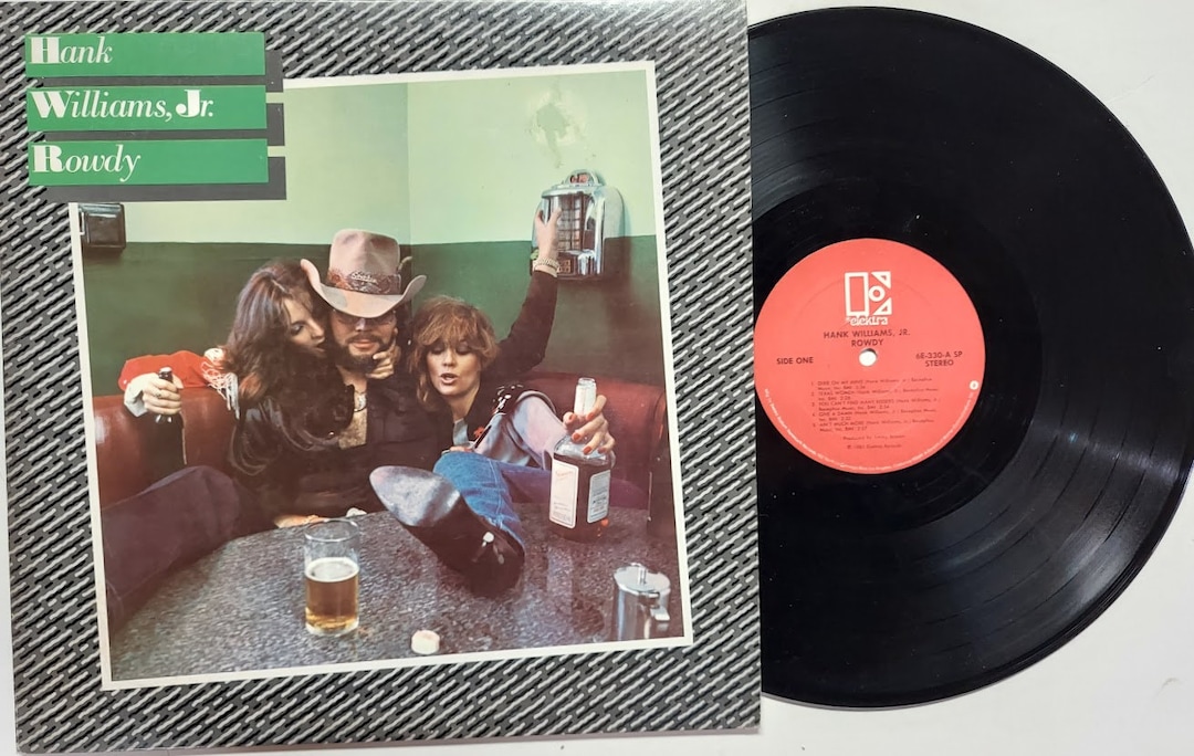 Vintage 1981 Vinyl Record Album by Hank Williams Jr. Titled - Etsy