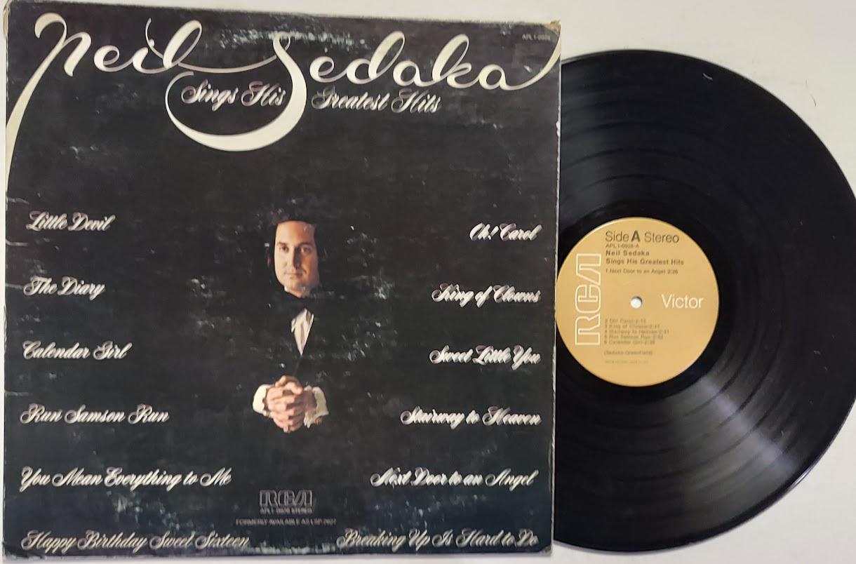 Vintage Vinyl Record Album by Neil Sedaka Titled Neil Sedaka Sings His ...