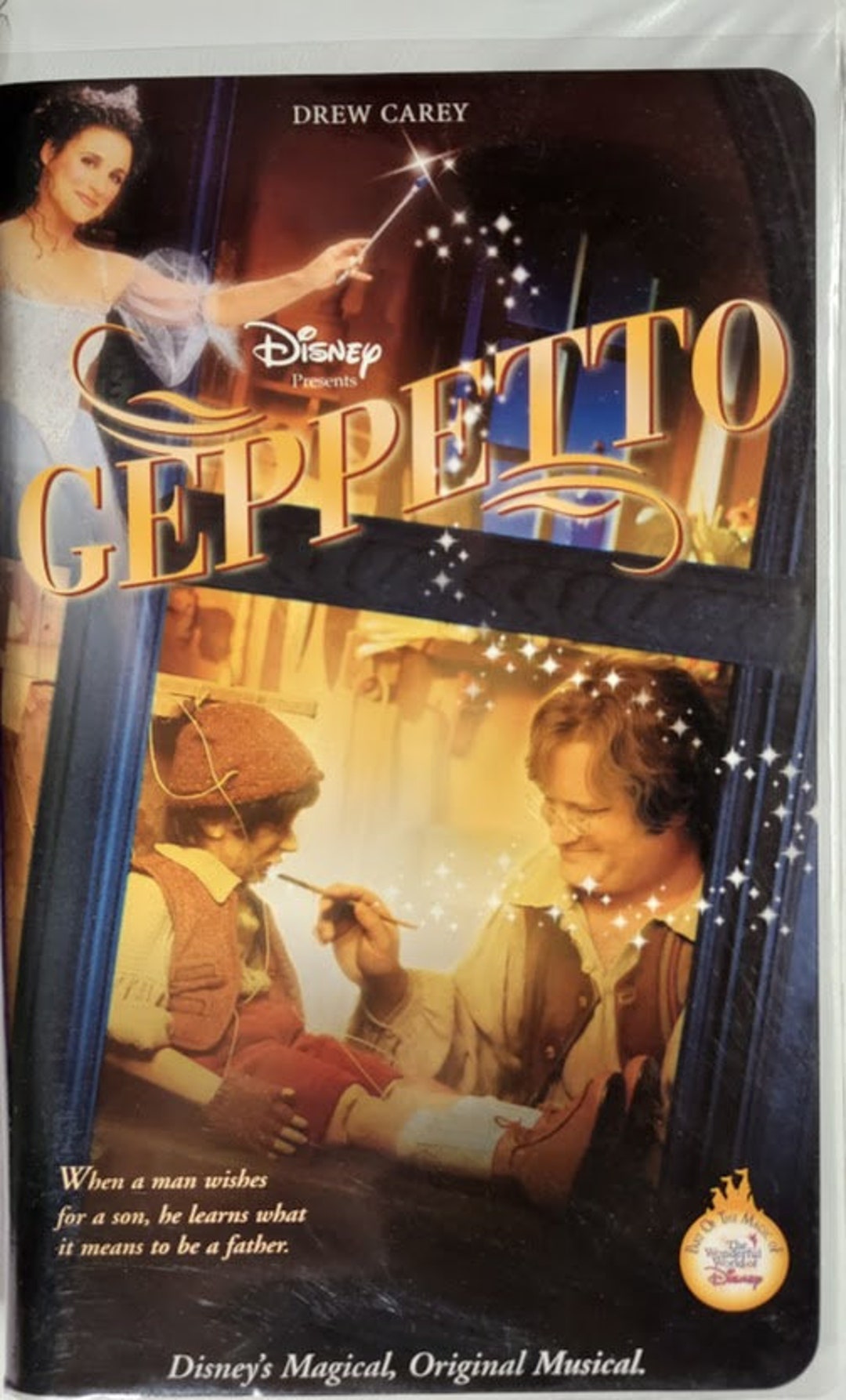 VHS 2000 Vintage Music by Walt Disney Titled Geppotto Starring - Etsy