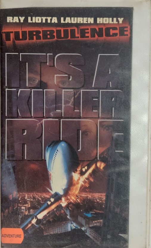 VHS Vintage Movie Titled Turbulence It's A Killer Ride Starring Ray ...