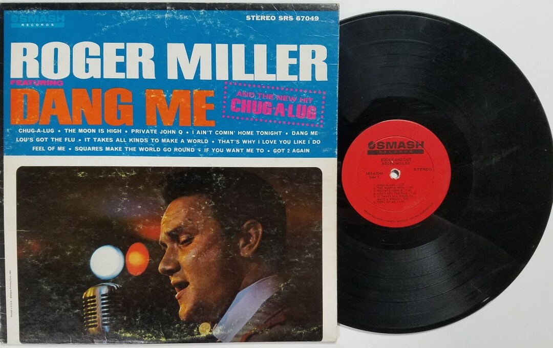 Vintage 1964 Vinyl Record Album by Roger Miller Titled Dang Me - Etsy