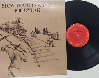 Vintage Bob Dylan Slow Train Coming Vinyl LP Record Album 1979 - Etsy
