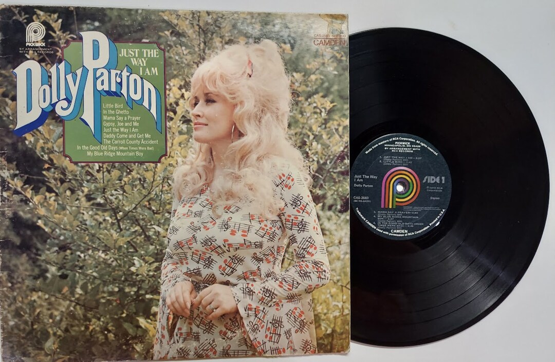 Vintage 1972 Vinyl Record Album by Dolly Parton Titled Just - Etsy