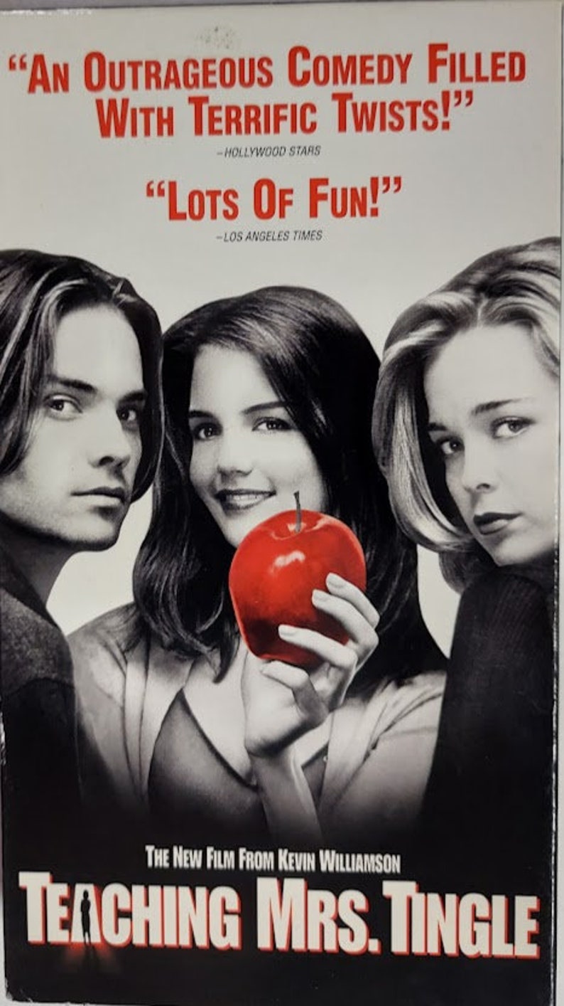 VHS 1999 Vintage Movie Titled Teaching Mrs Tingle Starring Katie Holmes ...