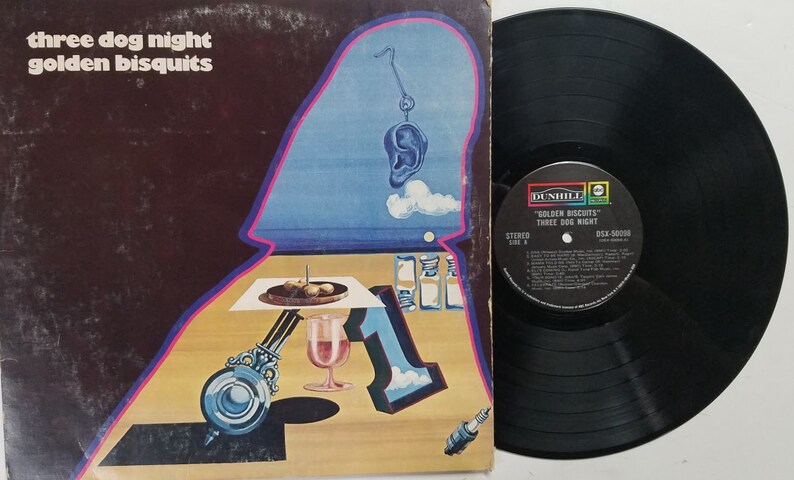 Vintage 1971 Vinyl Record Album by Three Dog Night Titled - Etsy