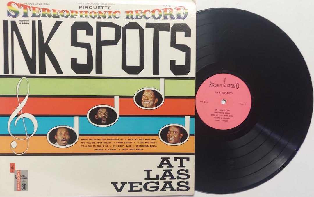 Vintage 1961 Vinyl Record Album by the Ink Spots Titled the Ink Spots ...