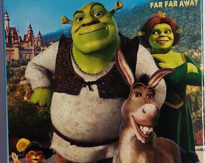 Vhs Vintage Movie Titled Shrek 2 In Cardboard Case Etsy