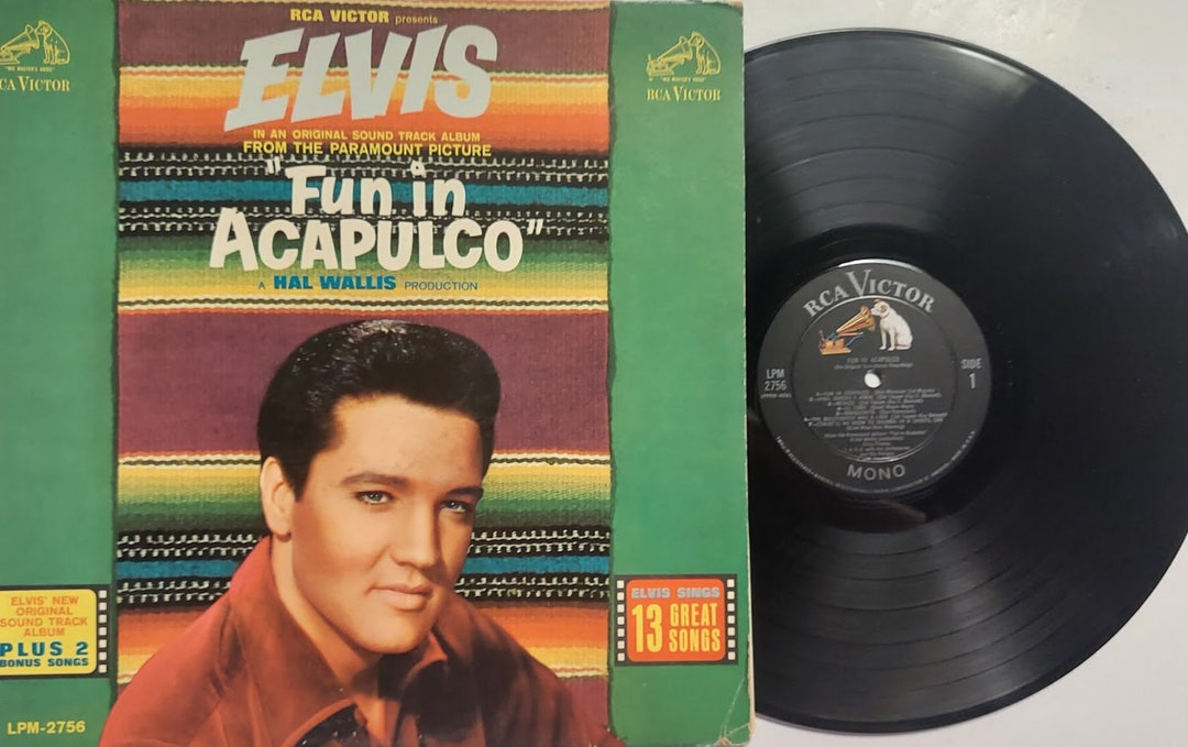 Vintage 1963 Vinyl Record Album by Elvis Presley Titled Fun in Acapulco - Etsy