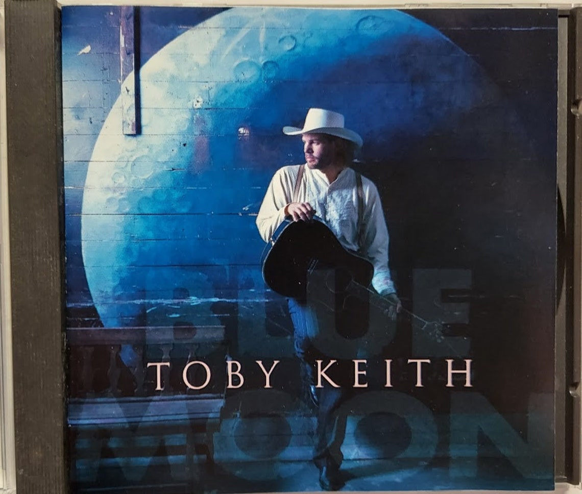 Cd 1996 Vintage Music By Toby Keith Titled Blue Moon Etsy
