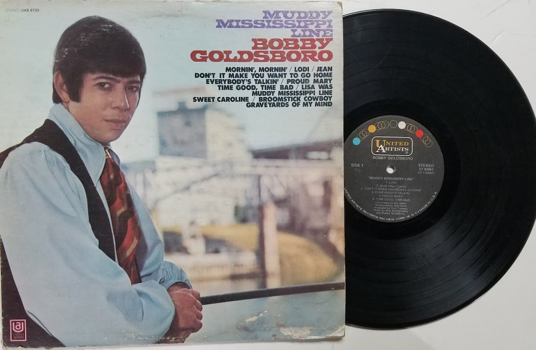 Vintage 1969 Vinyl Record Album by Bobby Goldsboro Titled Muddy ...