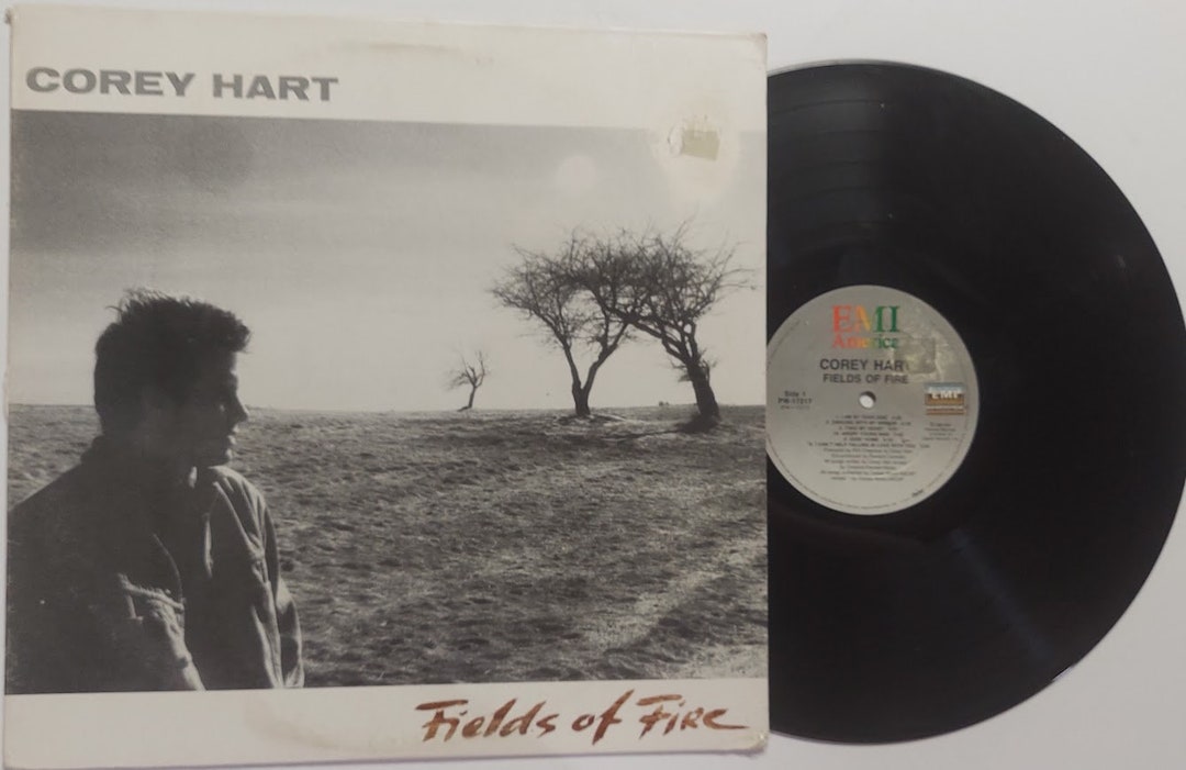 Vintage 1986 Vinyl Record Album by Corey Hart Titled Fields of Fire - Etsy