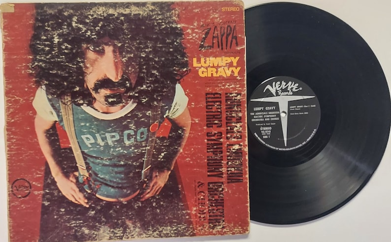 Vintage 1968 Vinyl Record Psychedelic Rock Album by Frank Zappa Titled ...