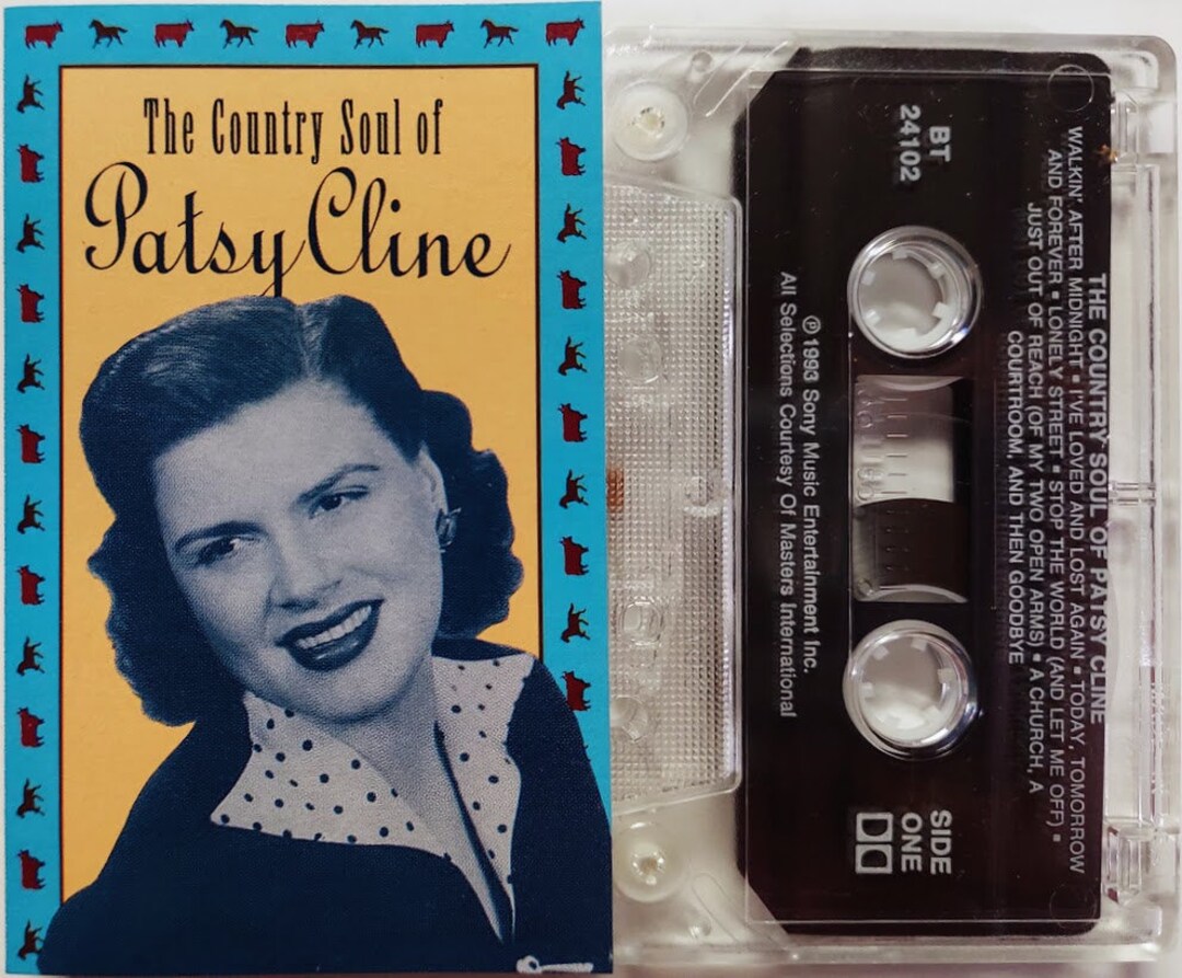 Cassette 1993 Vintage Country Music by Patsy Cline Titled the Country ...