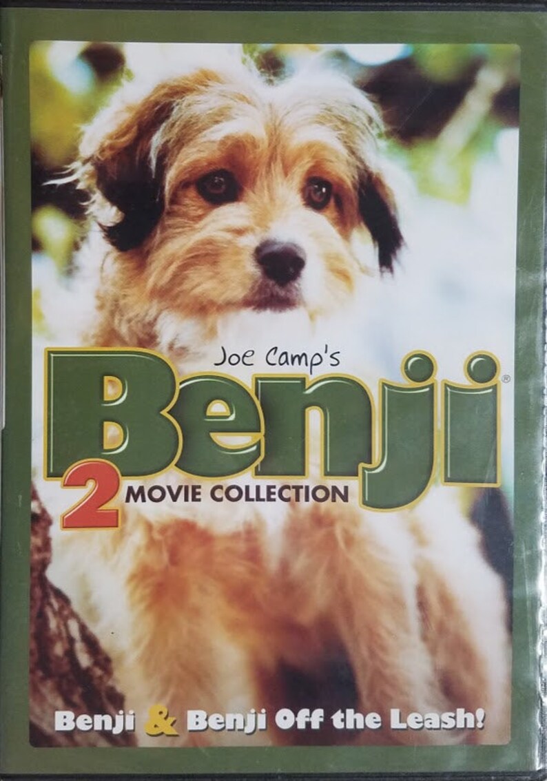 DVD 1974 Movie Titled Benji & Benji off the Leash 2 Movie Collection - Etsy