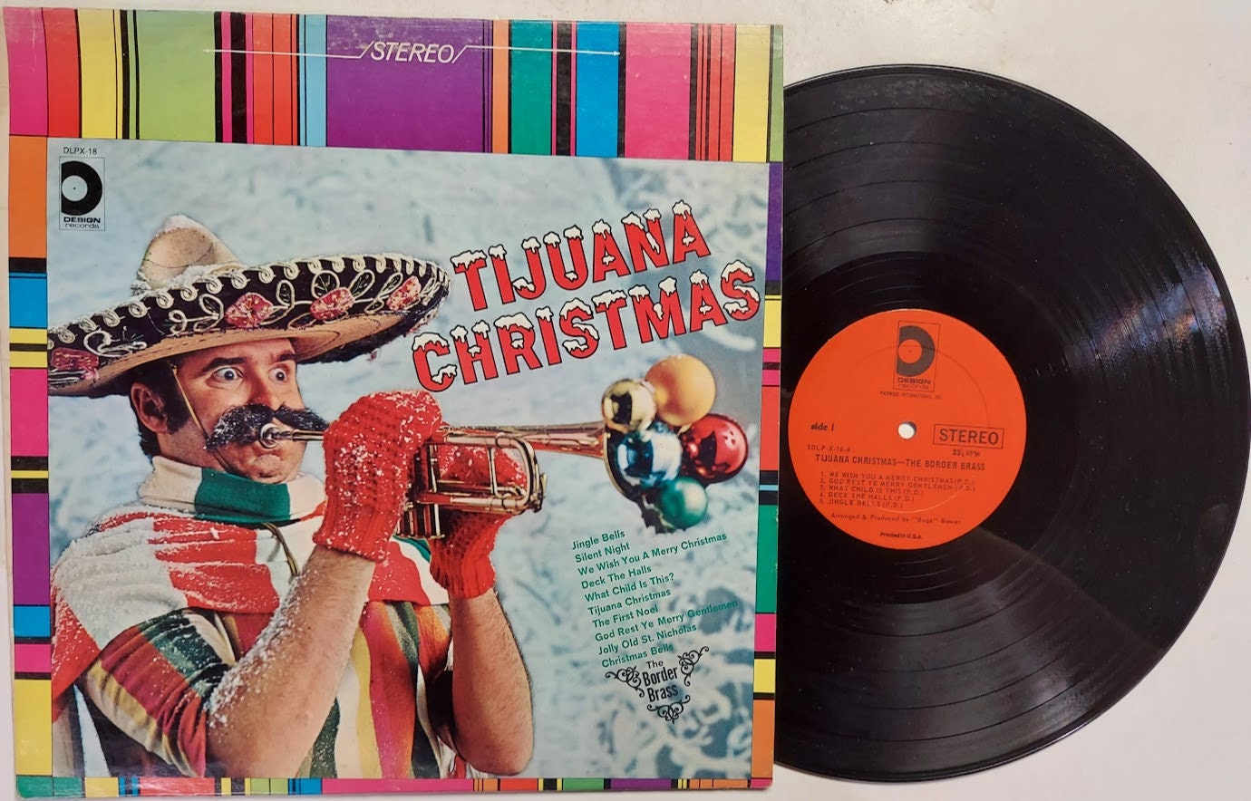 Vintage 1968 Vinyl Record Album by the Border Brass Titled Tijuana ...