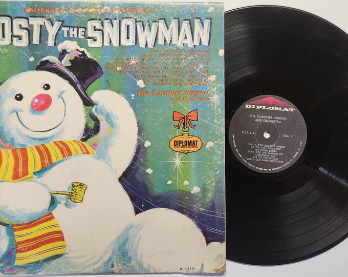 Vintage Vinyl Record Album by the Caroleer Singers and Orchestra Titled ...