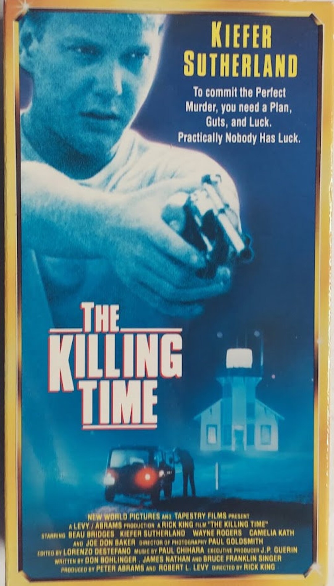 VHS 1987 Vintage Movie Titled the Killing Time Starring Kiefer ...