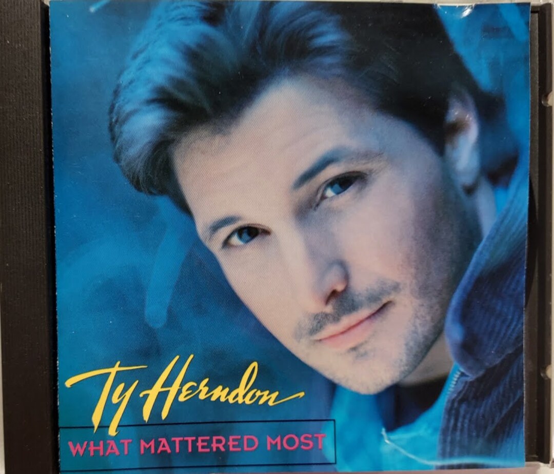 CD Used 1995 Vintage Music by Ty Herndon Titled What Mattered Most - Etsy