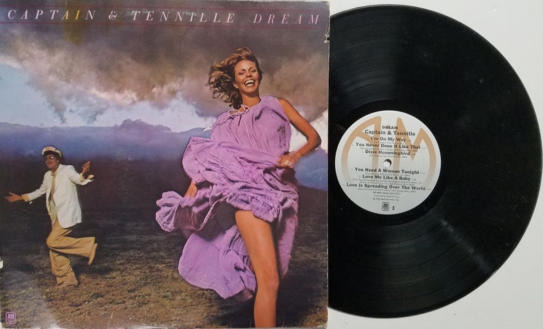 Vintage Vinyl Record Album by Captain & Tennille Titled Dream - Etsy