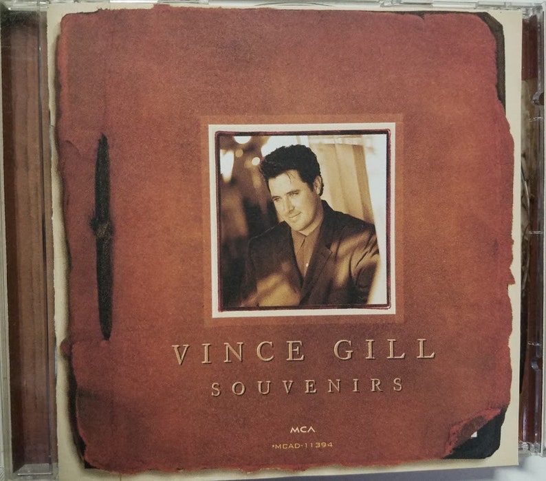 CD Used 1995 Music Vintage by Vince Gill Titled Souvenirs - Etsy