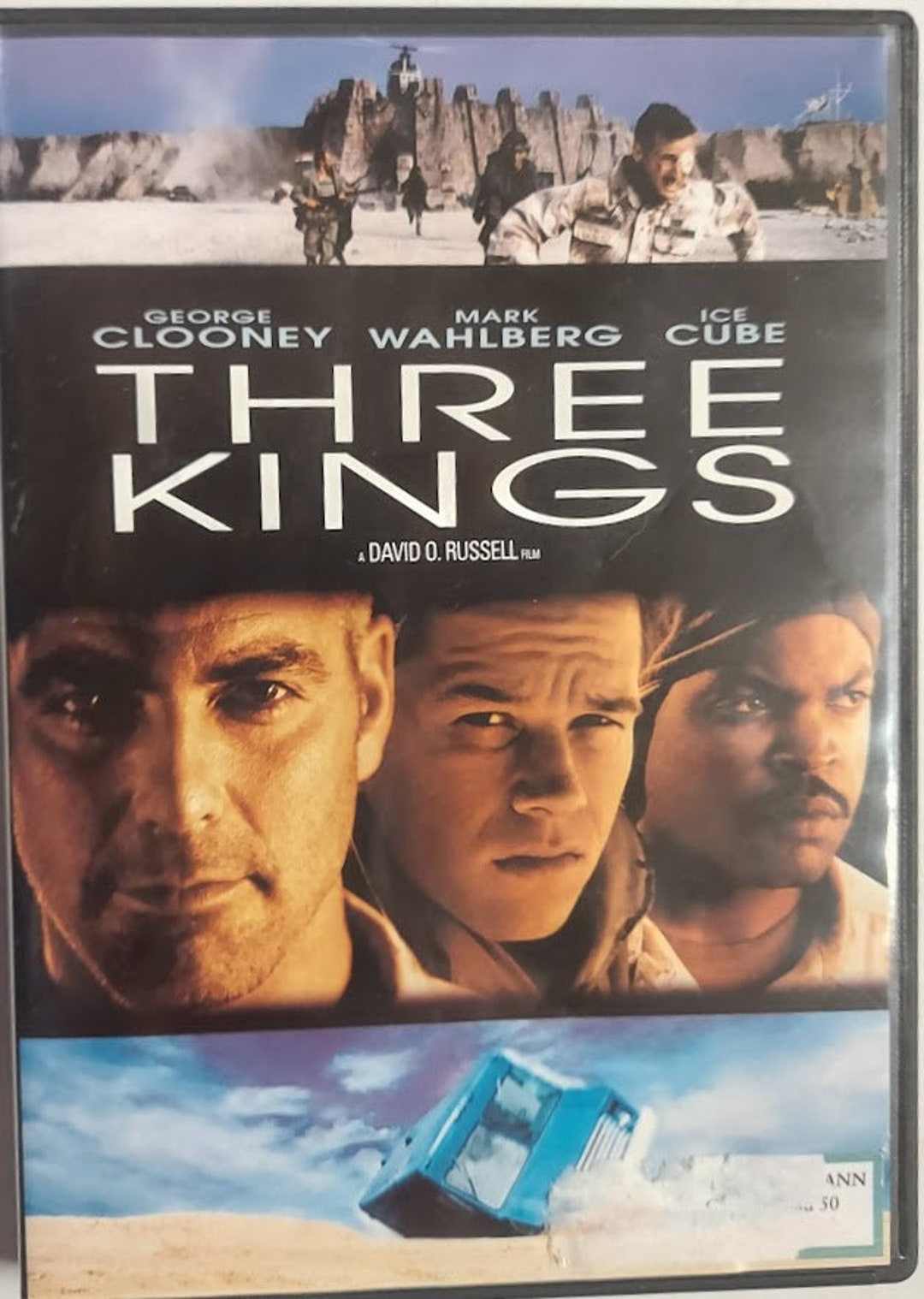 DVD 1999 Vintage Movie Titled Three Kings Starring George Clooney, Mark ...