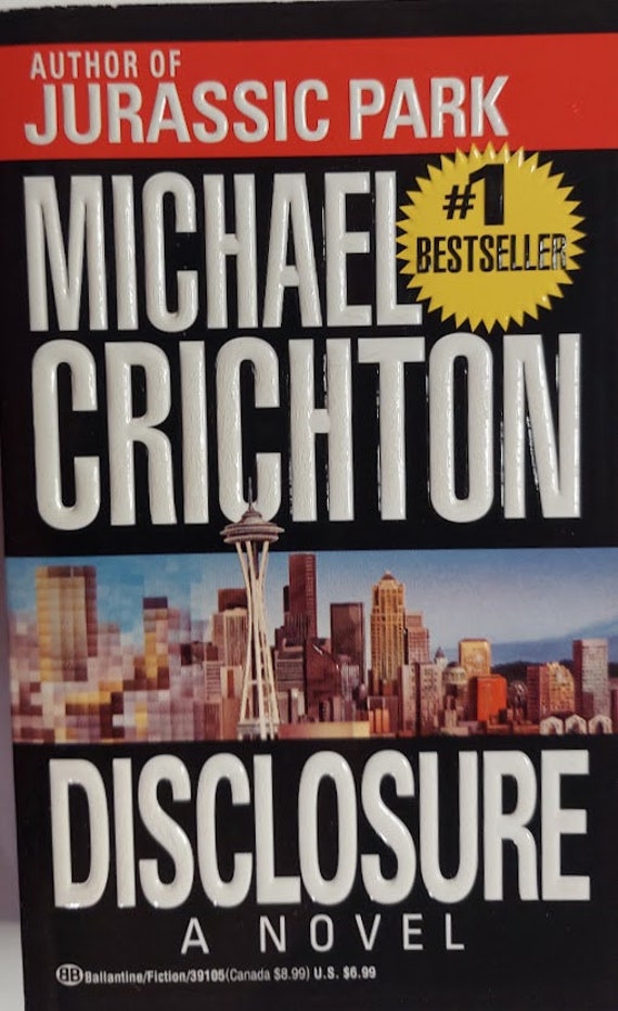 Paperback Book 1994 Vintage by Michael Crichton titled | Etsy