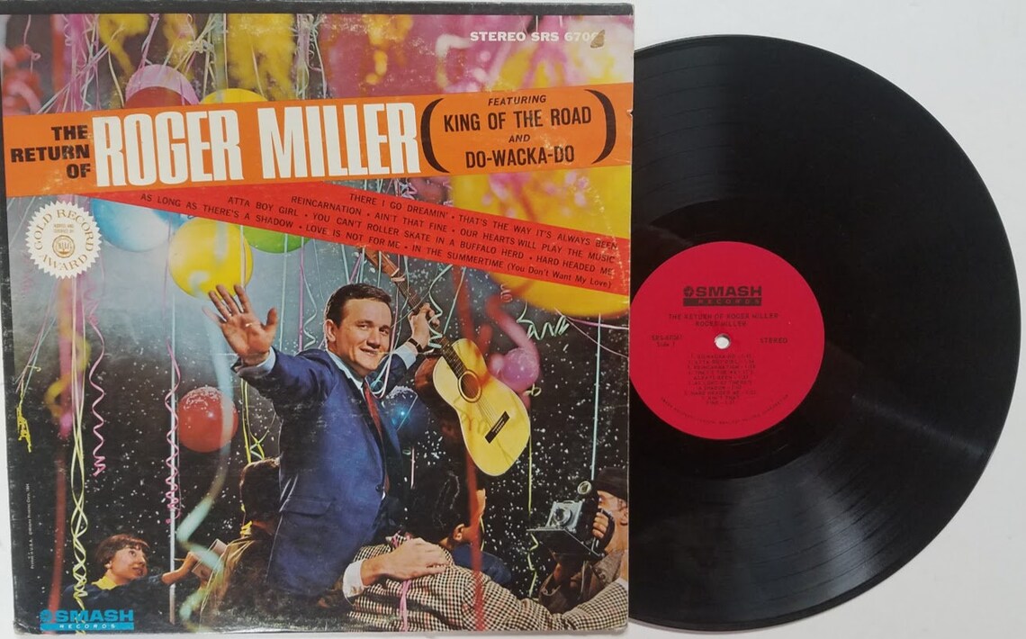 Vintage Vinyl Record Album by Roger Miller Titled the Return - Etsy