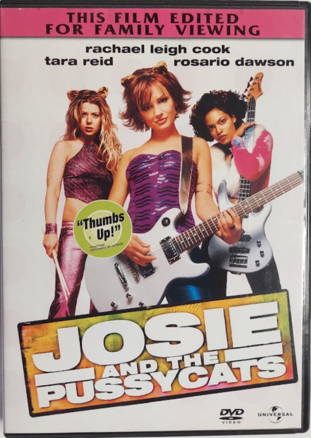 Dvd 2001 Vintage Movie Titled Josie And The Pussycats Starring Rachael