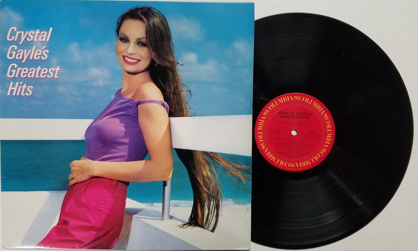 Vintage Vinyl Record Album by Crystal Gayle Titled Crystal Gayle's ...