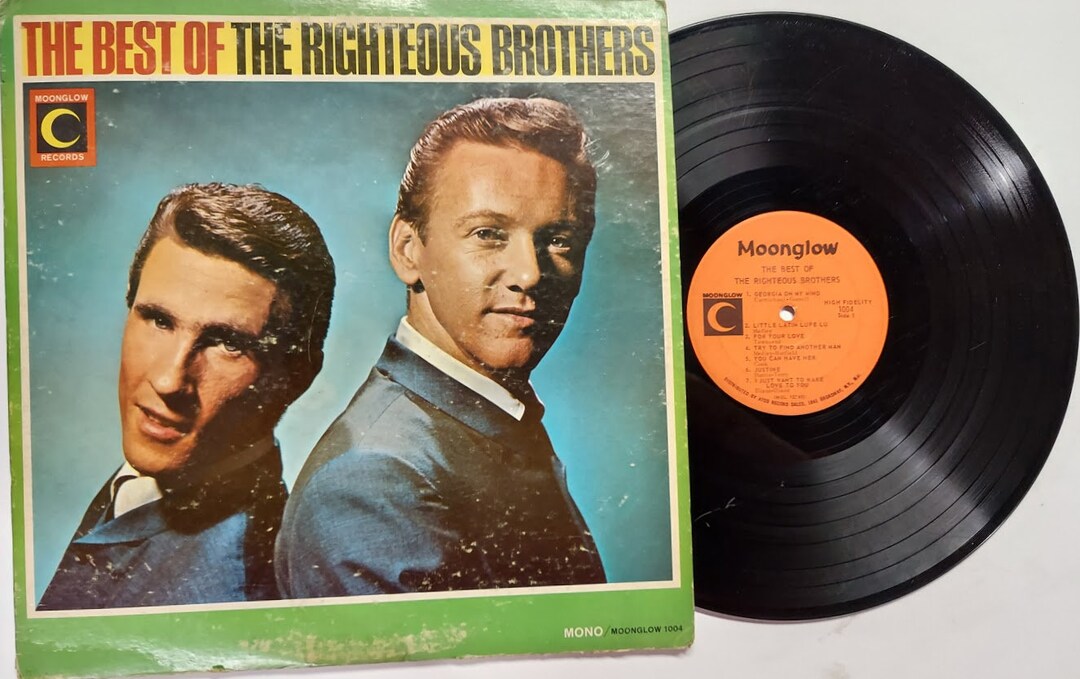 Vintage 1966 Vinyl Record Album by the Righteous Brothers Titled the ...