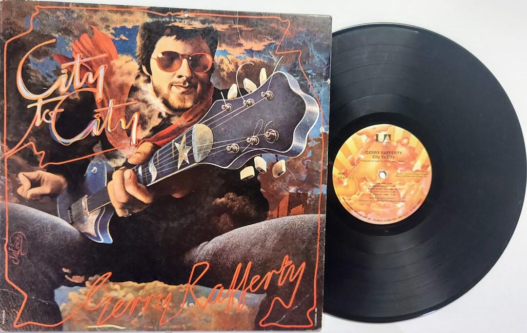 Vintage 1977 Vinyl Record Album by Gerry Rafferty Titled City to City ...