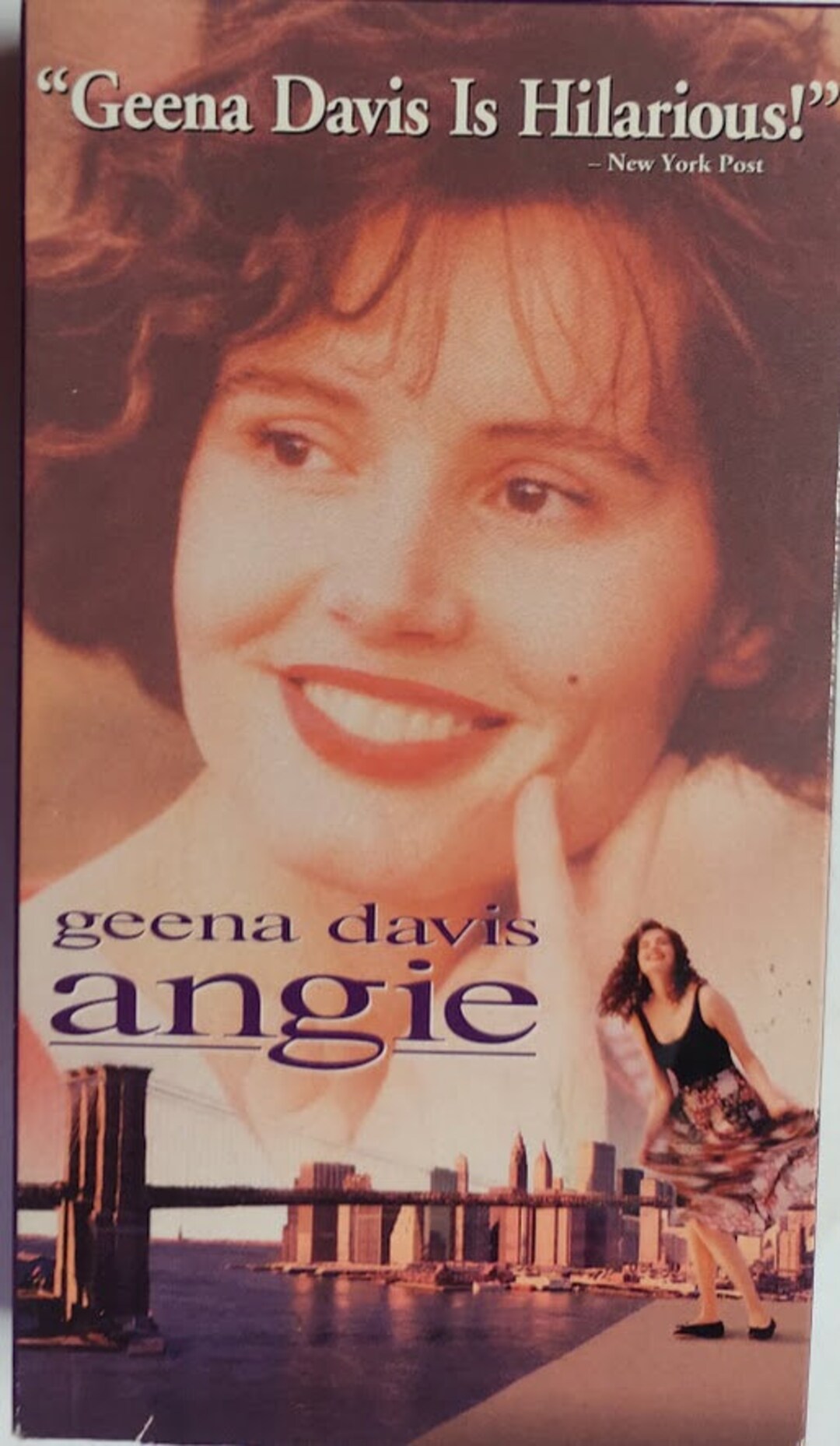 VHS 1994 Vintage Movie Titled Angie Starring Geena Davis & James ...