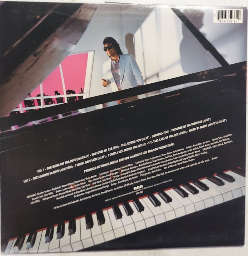 Vintage 1984 Vinyl Record Album by Ronnie Milsap Titled One More Try ...