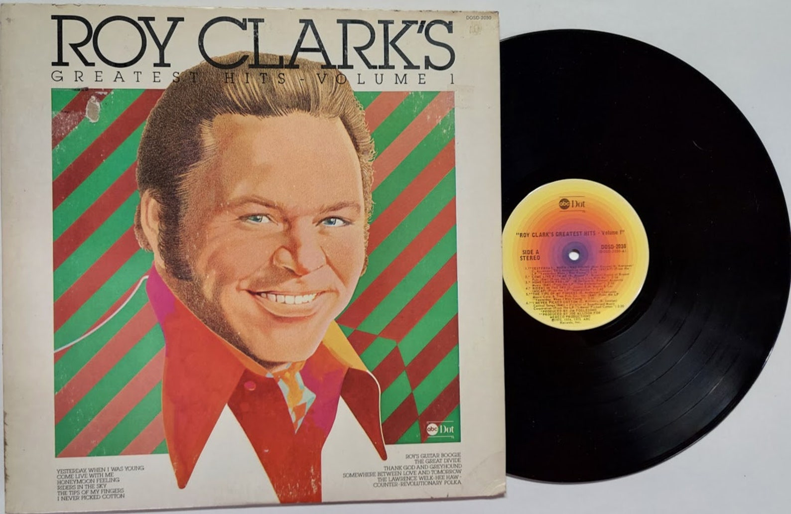 Vintage 1975 Vinyl Record Album by Roy Clark Titled Roy Clark's ...
