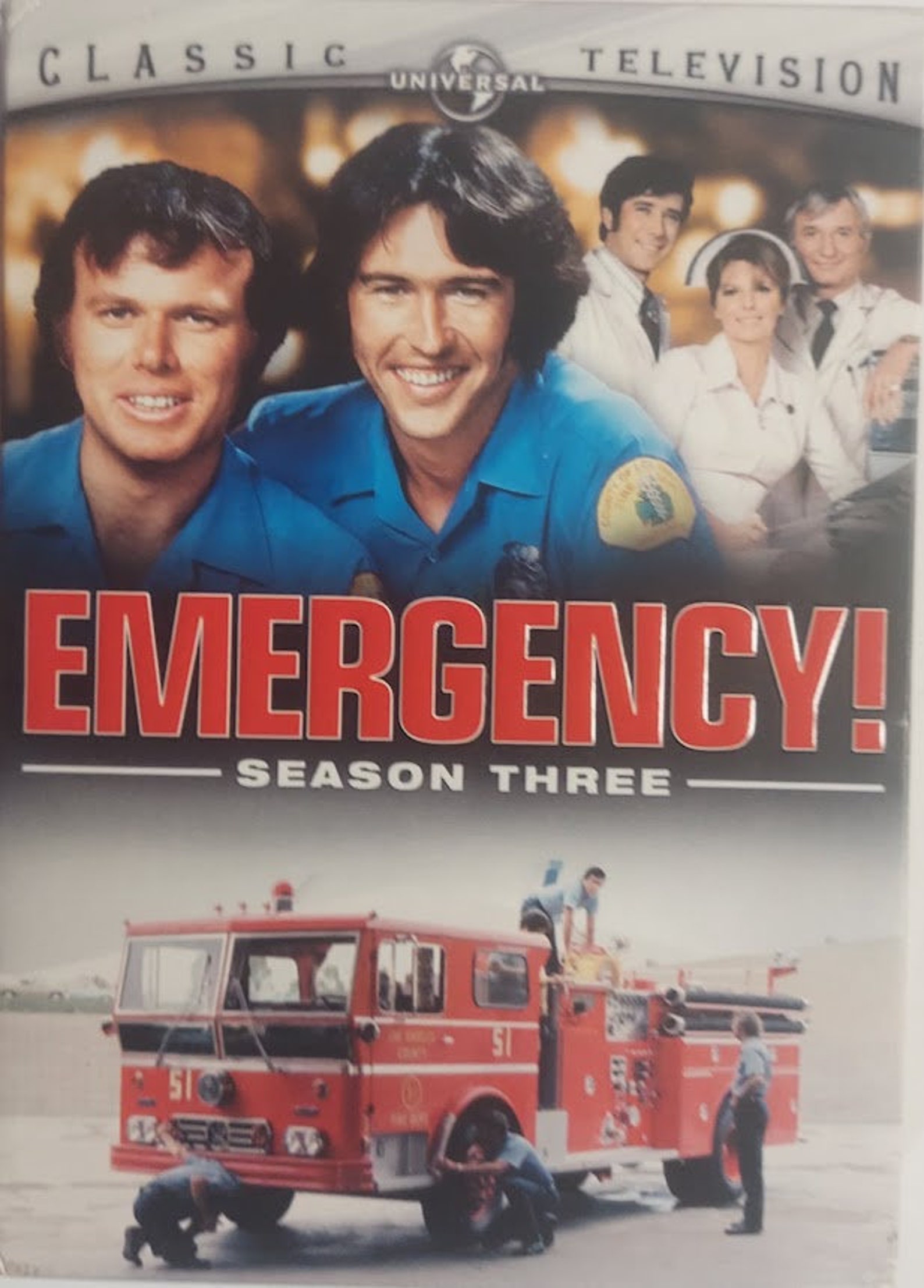 DVD TV Series Titled Emergency Season Three Starring Robert Fuller, Dr ...