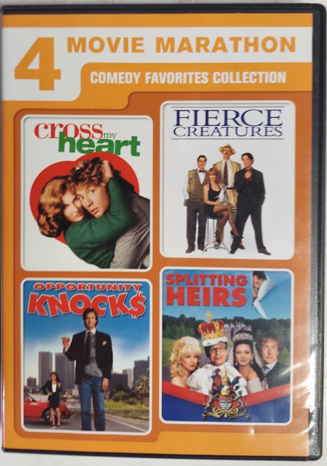 DVD 4 Movie Marathon Family Comedy Collection Cross My Heart - Etsy