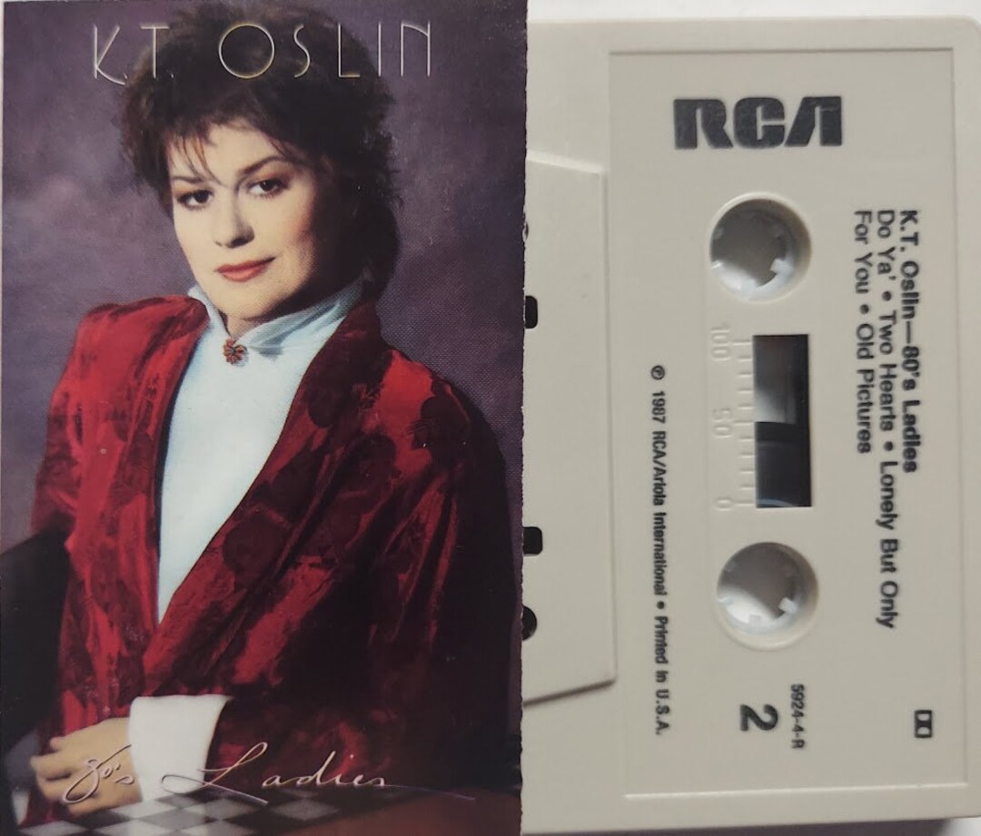 Cassette 1987 Vintage Country Music by K.T. Oslin Titled 80's Ladies - Etsy