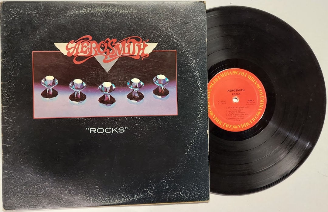 Vintage 1976 Vinyl Record Album by Aerosmith Titled rocks - Etsy