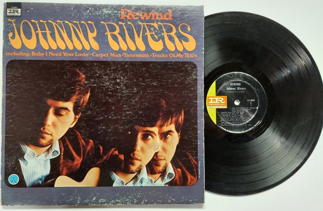 Vintage 1967 Vinyl Record Album by Johnny Rivers Titled Rewind - Etsy