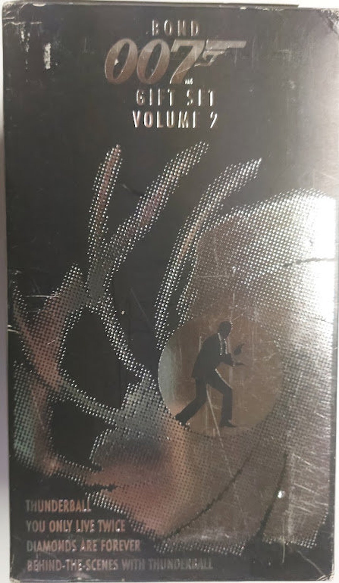 VHS Used Bond 002 Gift Set Thunderball, You Only Live Twice, Diamonds ...