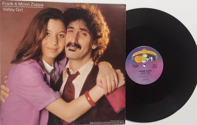 Vintage 1982 Vinyl, 12", 45 RPM, by Frank Zappa Frank & Moon Zappa ...