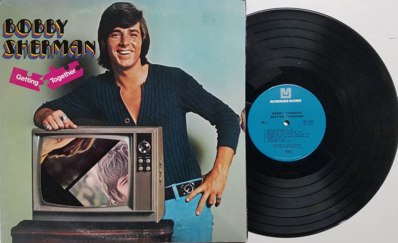 Vintage Vinyl Record Album by Bobby Sherman titled Getting | Etsy