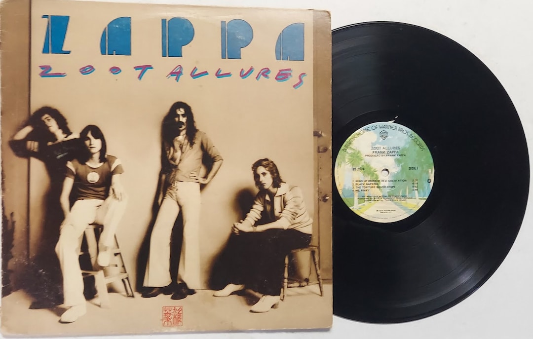 Vintage 1976 Vinyl Record Album by Frank Zappa Titled Zoot Allures - Etsy