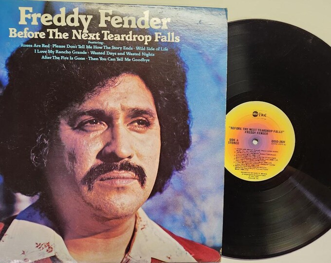 Freddy Fender Before the Next Teardrop Falls LP VG+/VG - Etsy