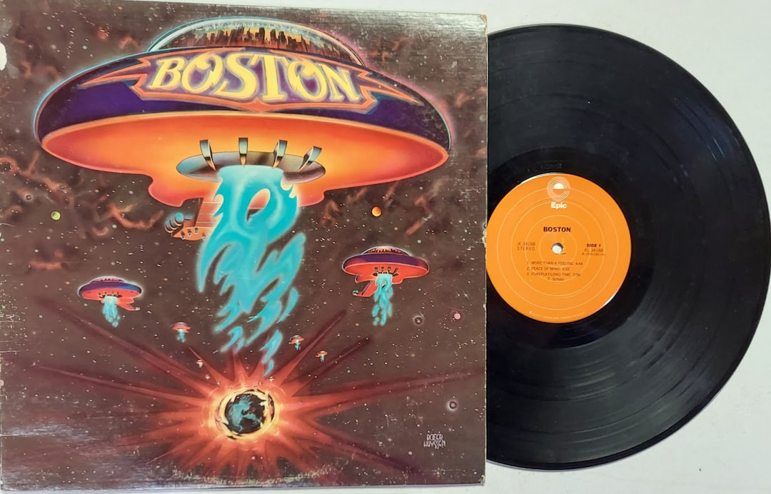 Vintage Vinyl Record Album by Boston Their First Album - Etsy