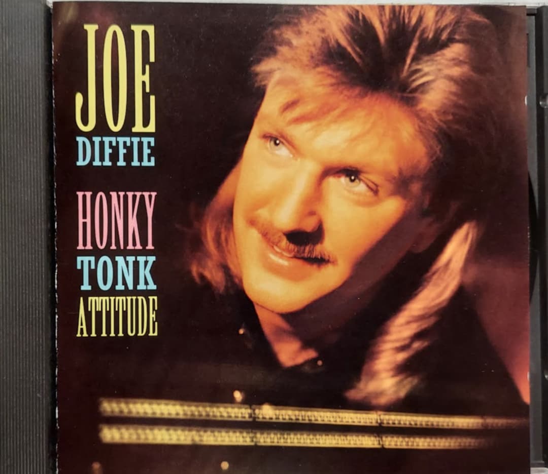 CD Used 1993 Vintage Music by Joe Diffie Titled Honky Tonk Attitude - Etsy